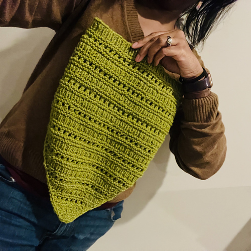 Ravelry: IRL Bandana Cowl pattern by Kacey Herlihy