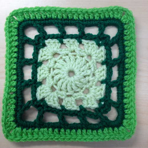 Ravelry: Window Pane Square 6" pattern by Nina Leon