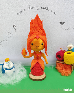 Ravelry: Flame Princess Amigurumi pattern by Ana Karolina Ramalho