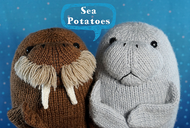 Ravelry: Sea Potatoes: Walrus & Manatee pattern by Barbara Prime