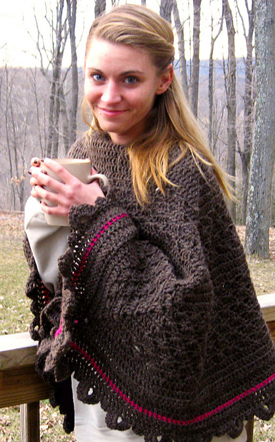 Ravelry: Wool Mountain Poncho pattern by Gabrielle Bove