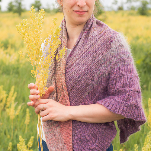 Ravelry: Beloved Roots Fade Shawl pattern by Gabrielle Vézina