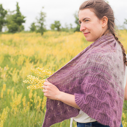 Ravelry: Beloved Roots Fade Shawl pattern by Gabrielle Vézina
