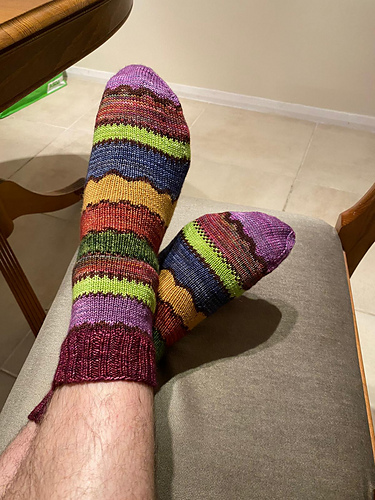 Ravelry: Super Scrappy Socks pattern by Becky Greene