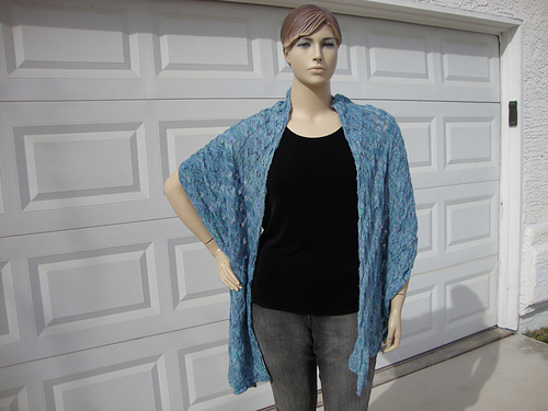 Ravelry: Reversible Cable Clapotis Shawl or Scarf pattern by Gail Knits