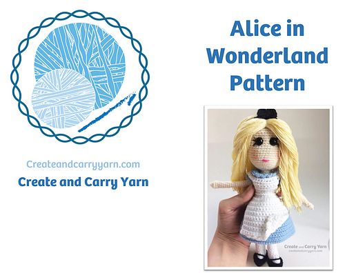 Ravelry: Alice in Wonderland Doll pattern by Shalene Galbraith