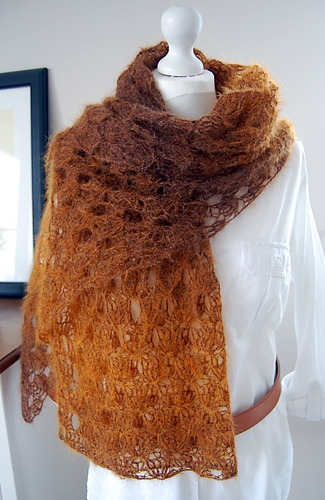 Ravelry: kasztanowy szal pattern by galeria splot