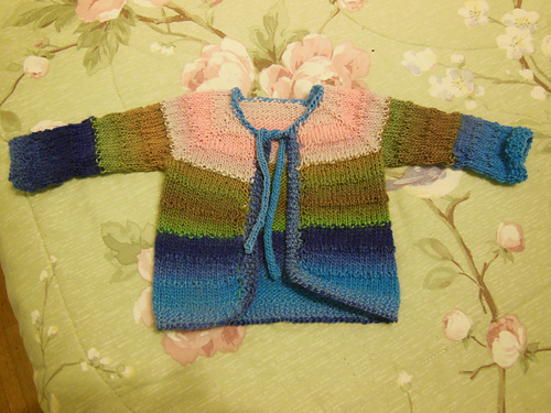 Ravelry: Tulips, A Colorful Cardigan for Baby pattern by Lindsay Pekny