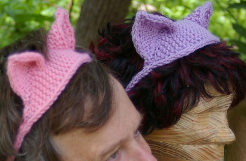 Ravelry: Kitty Ear Headband pattern by Gari Lynn