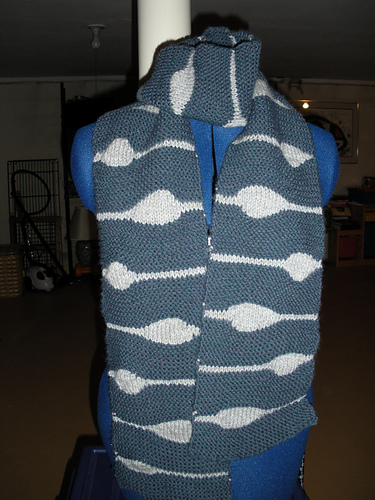 Ravelry: Geometric scarf pattern by Maggie Pace