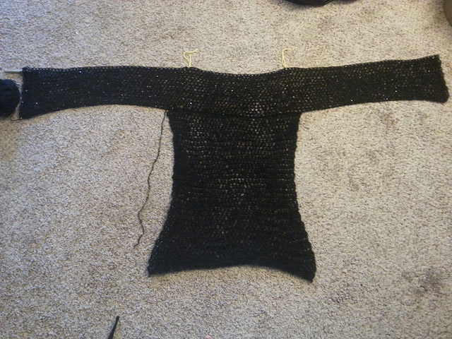 Ravelry: gaylefrancis' Open Work Rectangle Sweater