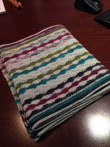 Ravelry: Art by the Lake: The Scream Wrap pattern by Cynthia Cushing