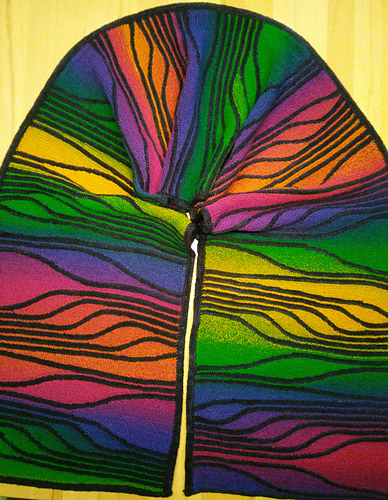 Ravelry: Zauberball Blätterschal pattern by Hella Gabriel