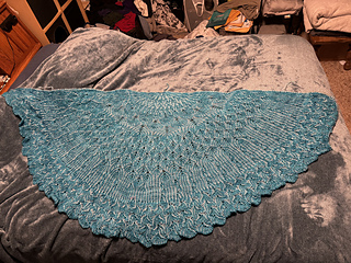 Ravelry: geojlc's Mom’s Susurrate Shawl