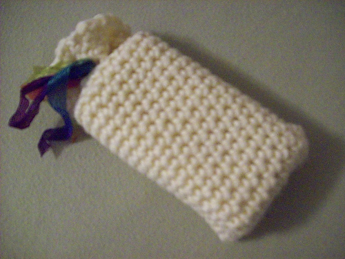 Ravelry: No-Sew Crocheted Soap Sack pattern by Lois Mitchell