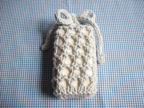 Ravelry: No-Sew Knitted Soap Sack pattern by Lois Mitchell
