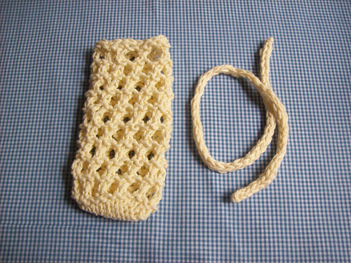 Ravelry: No-Sew Knitted Soap Sack pattern by Lois Mitchell