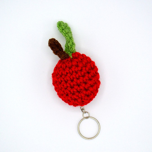 Ravelry: Apple Keychain pattern by Christina Ryan