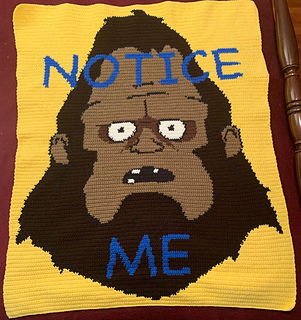 Ravelry: Beefsquatch from Bob's Burgers pattern by knotagainwithamelia
