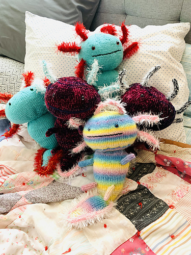 Ravelry: Axolotl Stuffie pattern by Serenity Johnson