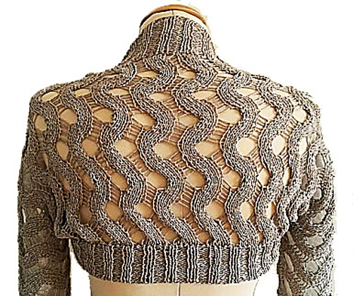Ravelry: Linen Shrug Wheat pattern by Jen Giezen