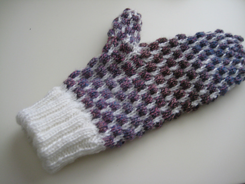 Ravelry: Stained Glass Bubble Mittens pattern by Jen Hurley