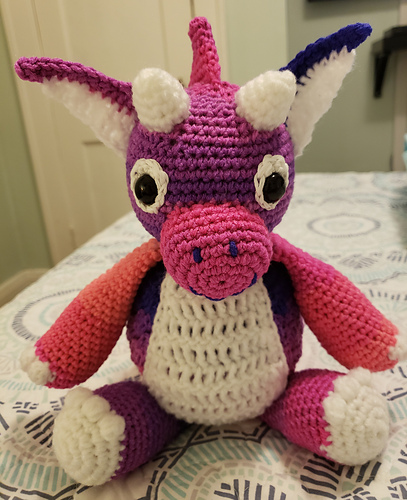 Ravelry: Puffin The Chubby Dragon pattern by Sandy Nordwall Eggers