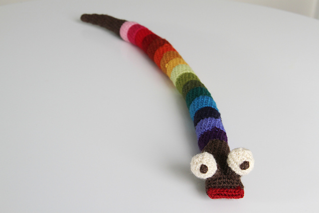 Ravelry: gingerknitja's Rainbow earthworm