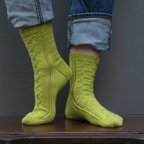 Ravelry: Gherkin Socks pattern by Virginia Sattler-Reimer