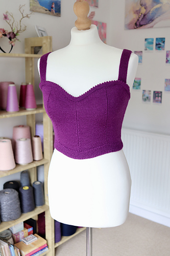 Ravelry: "Bridal Bodice" Hand Knit pattern by Lauren Riker