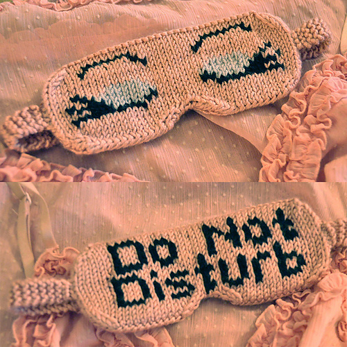 Ravelry: "Eye Candy" Colorful Reversible Eye Masks pattern by Lauren Riker