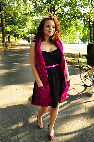 Ravelry: Trifecta Cable Knit Hooded Scarf with Pockets pattern by ...