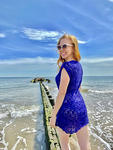 Ravelry: "Awesome Blossoms" Lace Sweater and Dress pattern by Lauren Riker