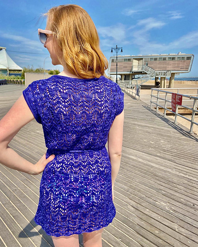 Ravelry: "Awesome Blossoms" Lace Sweater and Dress pattern by Lauren Riker