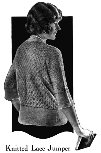 Ravelry: Lace Jumper in One Piece pattern by Bestway