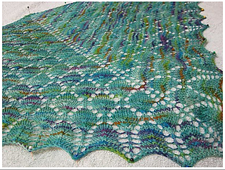 Ravelry: goldenbird's Forest Canopy Shawl
