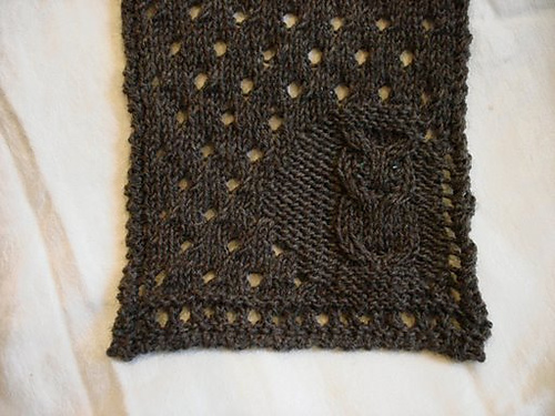 Ravelry: Scouting Owl Scarf pattern by Karin Netland