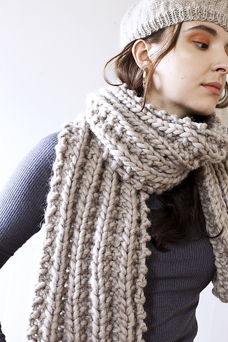 Ravelry: Aiki Seeded Rib Scarf pattern by Tara-Lynn Morrison