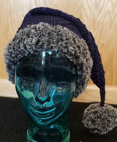 Ravelry: Long Winter's Night Cap pattern by WandaMae Kafka