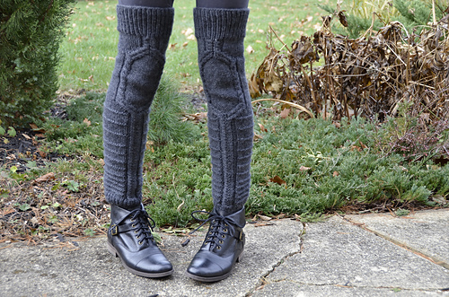 Ravelry: Ornate Greaves pattern by Emma Welford