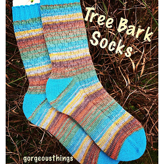 Ravelry: gorgeousthings' Pine Bark Socks