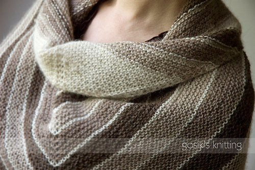 Ravelry: gosik's Stripe Study Shawl