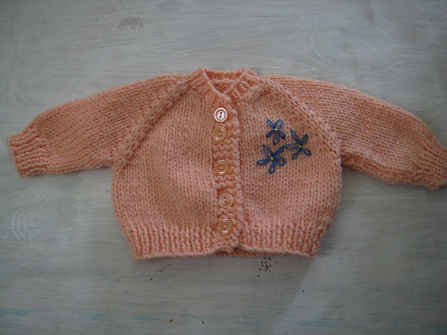 Ravelry: Basic Baby Raglan Sweater pattern by Myrtie Edwards
