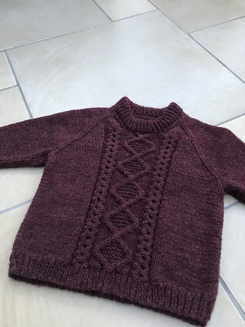 Ravelry: grandmasuzibobs' Sweater for Robin