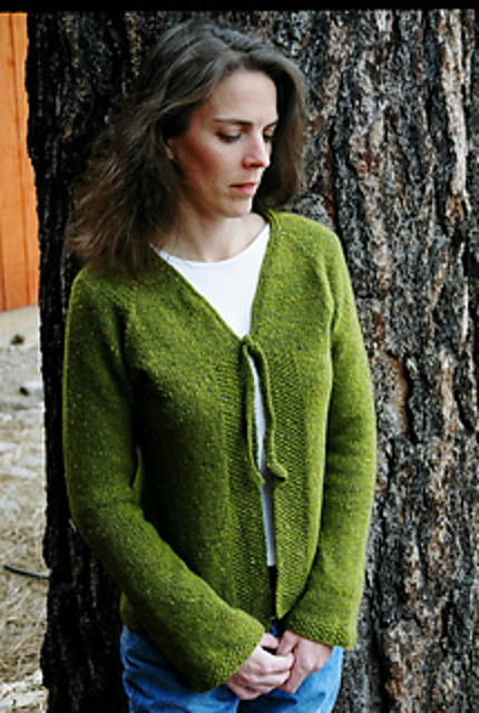 Ravelry: Neckdown V-Neck Shaped Cardigan pattern by Knitting Pure & Simple