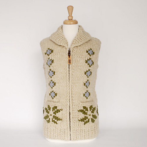 Ravelry: Elegant Deer Vest pattern by Amy Fergano