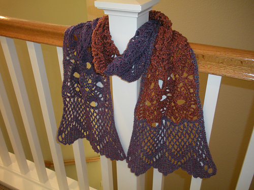 Ravelry: Peek-A-Boo Eyes Stole pattern by Robin Abdullah