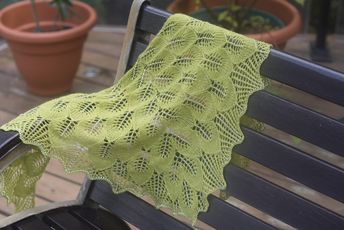 Ravelry: Lettuce Leaf Shawl pattern by Sam Parfitt