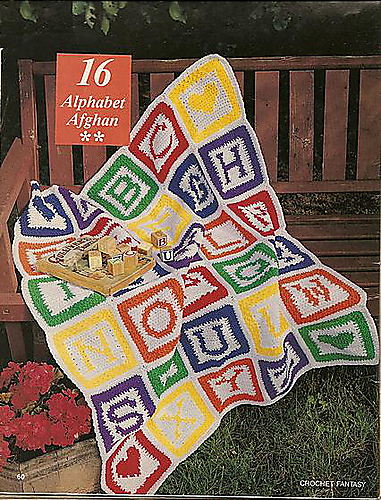 Ravelry: Alphabet Afghan pattern by Becky Greene
