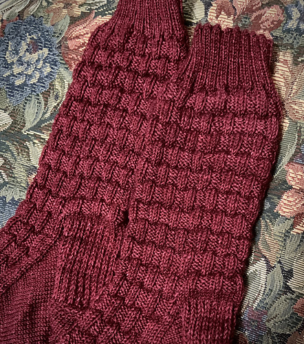 Ravelry: Basic Basket Weave Socks pattern by Liz Harris